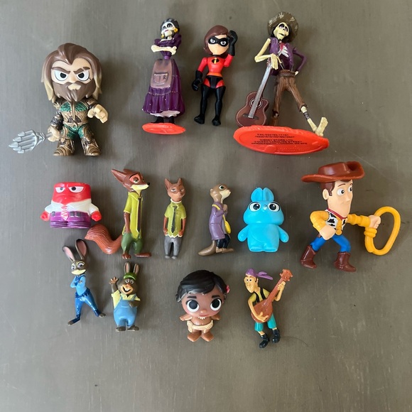 Disney | Toys | Disney Pixar Character Figurines Toys Lot | Poshmark